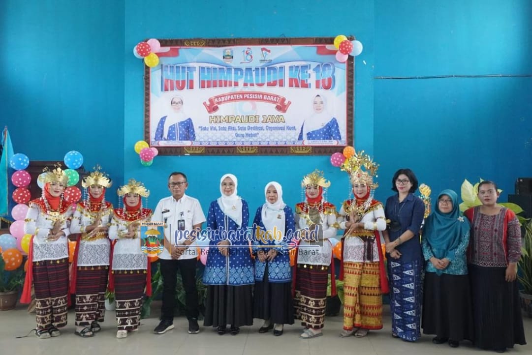 Bunda Paud Kabupaten Pesisir Barat Membuka Secara Resmi HUT HIMPAUDI Ke ...