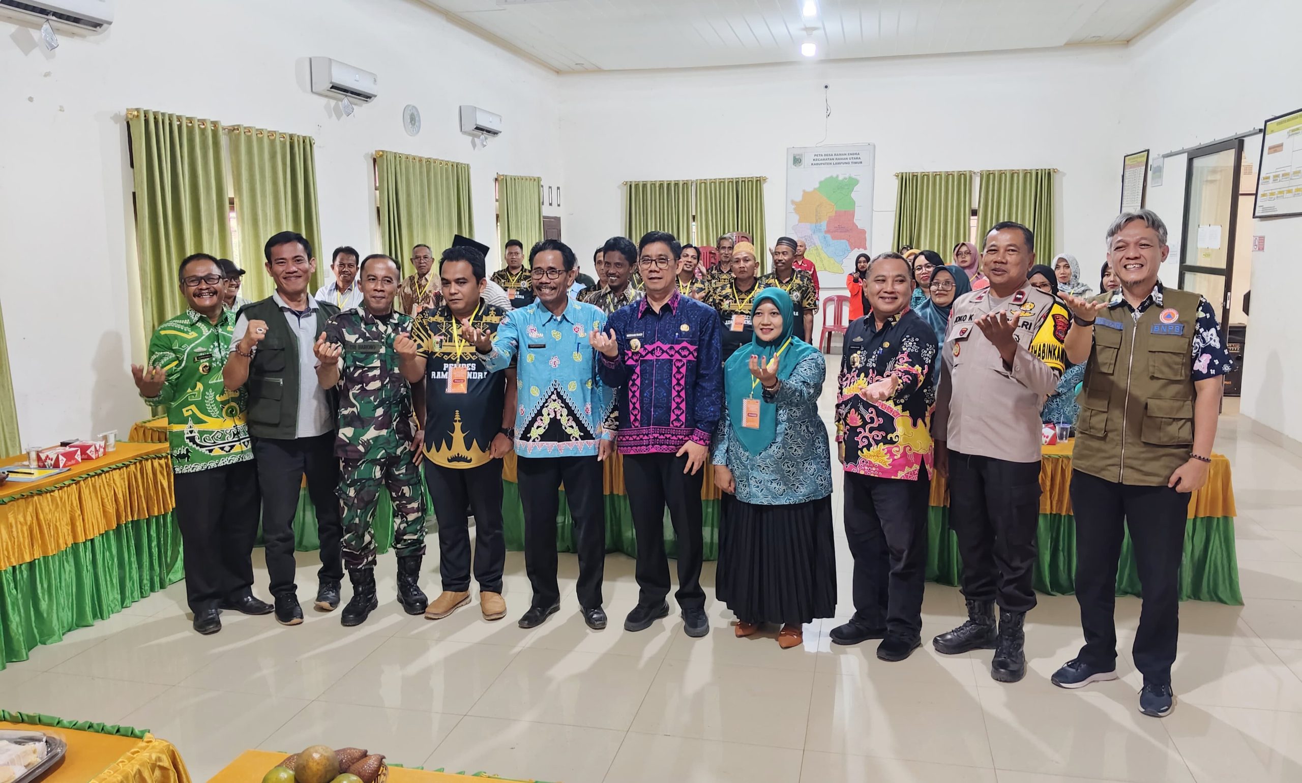 Desa Raman Endra Jadi Pelopor Ketangguhan Hadapi Bencana di Lamtim ...