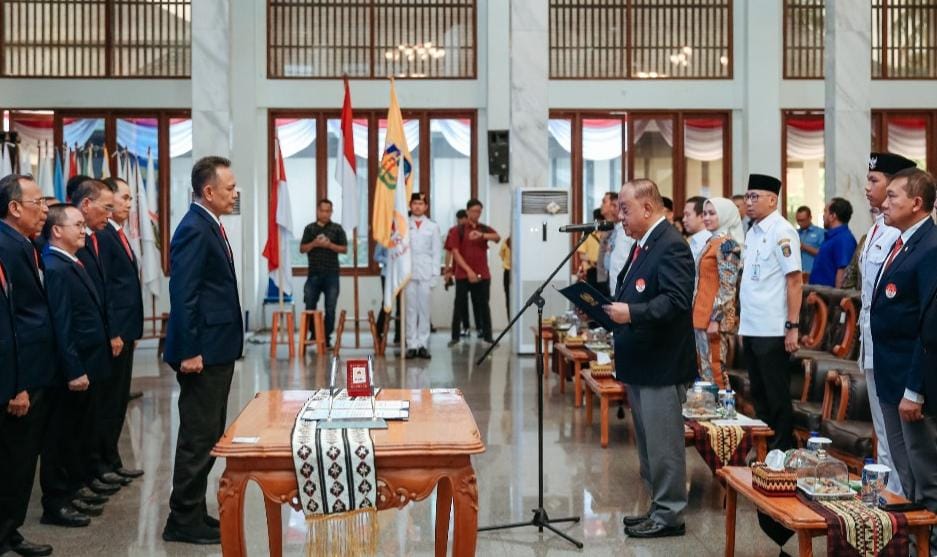 Pengurus KONI Lampung Periode 2025-2029 Resmi Dikukuhkan - LAMPUNG CORNER