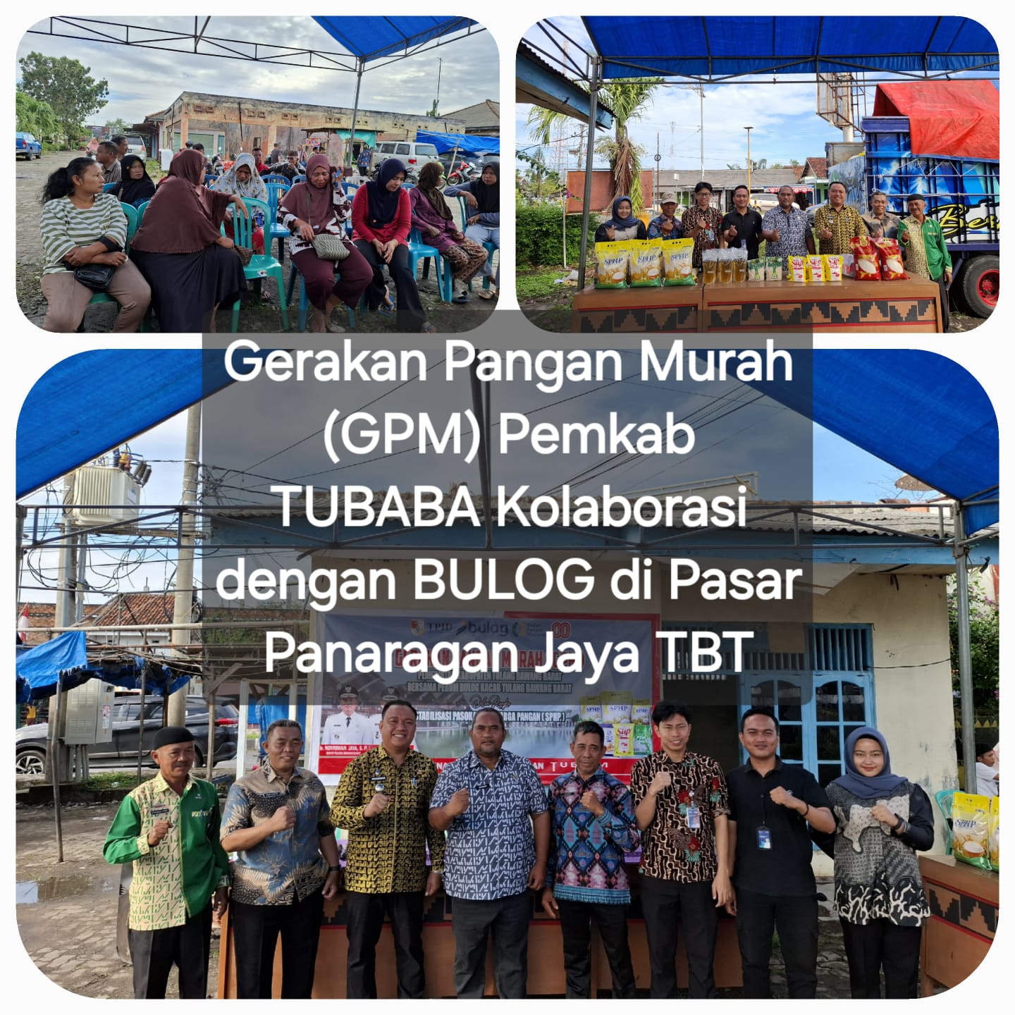 Kolaborasi Pemkab Tubaba dan Bulog Hadirkan Gerakan Pangan Murah ...