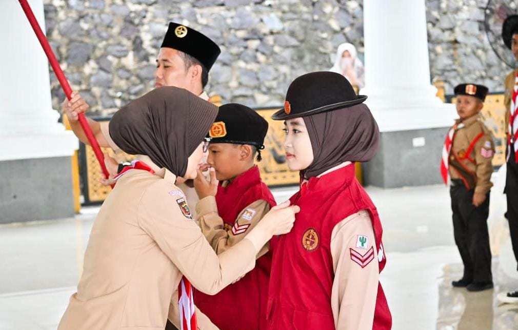 Nanda Indira Lepas 86 Pramuka Terbaik Pesawaran ke Jamda VII Lampung ...